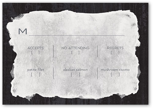 Radiant Foliage Wedding Response Card | Shutterfly