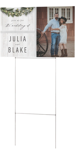 Rustic Barn Door Yard Sign by Shutterfly | Shutterfly