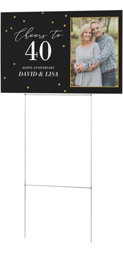 Confetti Party Celebration Yard Sign by Shutterfly | Shutterfly