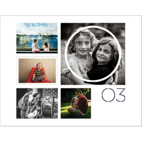Modern Collage Wall Calendar | Shutterfly