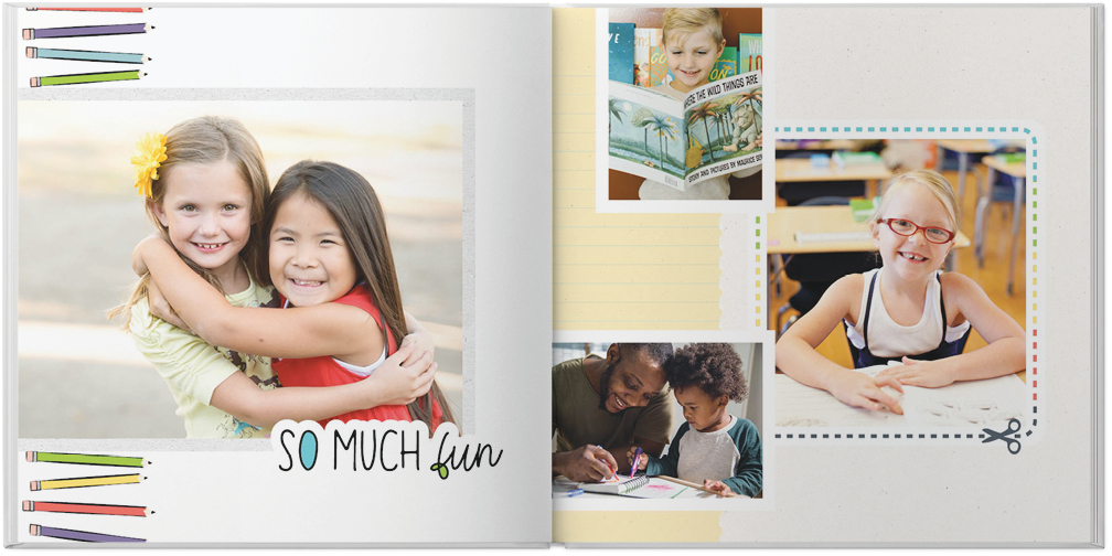 Colorful School Days by Float Paperie Photo Book | Shutterfly