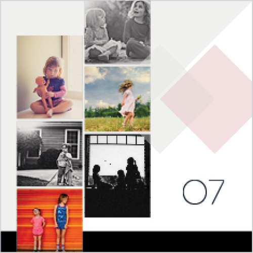 Modern Collage Wall Calendar | Shutterfly