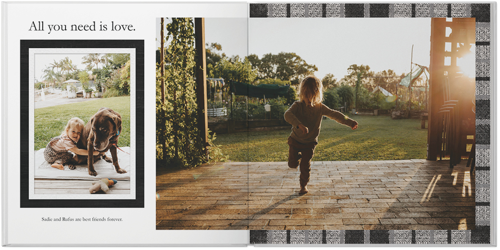 Black and White Rustic Photo Book | Shutterfly