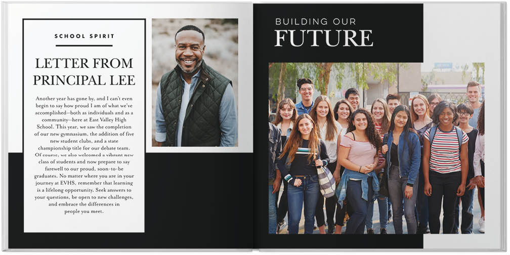 Classic School Yearbook Photo Book | Shutterfly