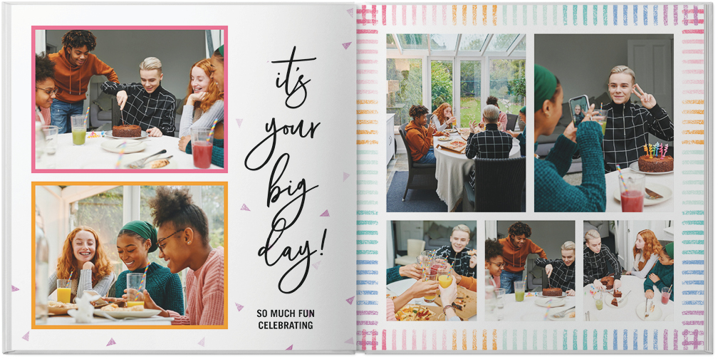Colorful Birthday Photo Book | Shutterfly