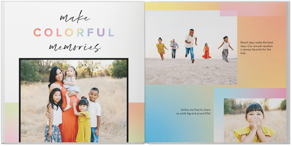 Colorful Gradients Photo Book | Shutterfly
